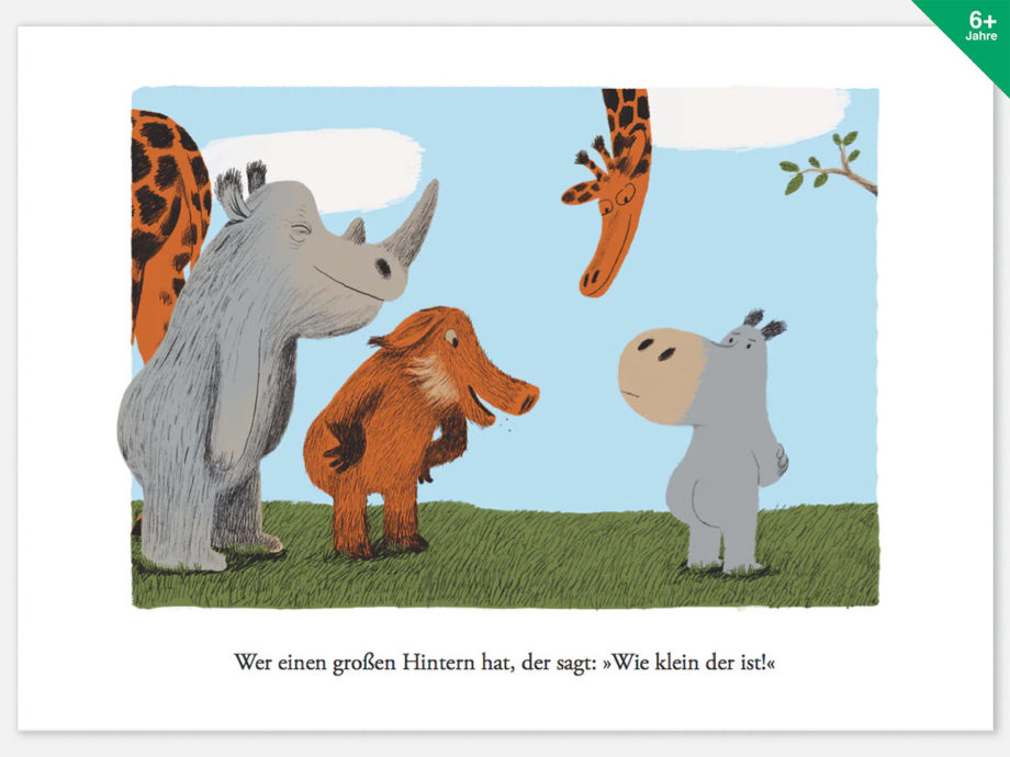 Der Popo von Hippopo - Kindercomics bei Filipok