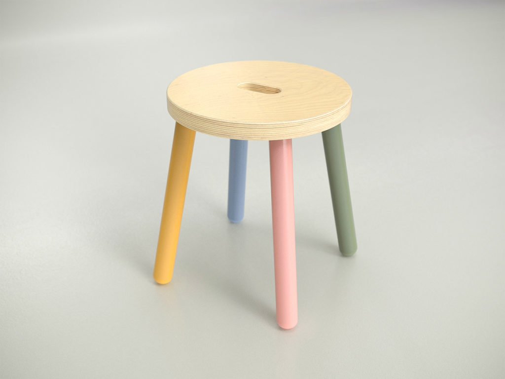 KIHO - der stabile Kinderhocker