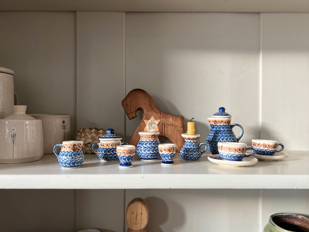 Miniatur Tee Set aus Keramik - filipok Kindermöbel