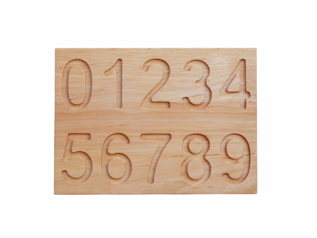 Montessori Zahlenzählbrett, WOODEN STORY - filipok